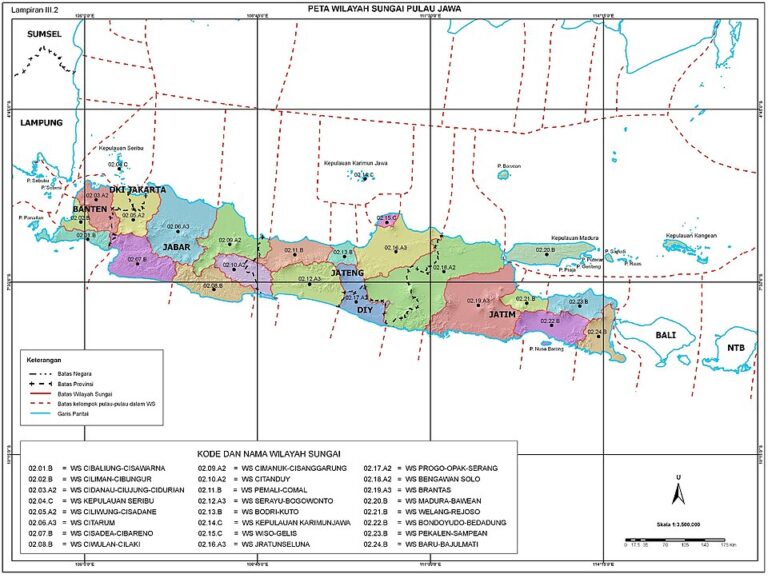 Peta Pulau Jawa Lengkap: Menjelajahi Letak Geografis, Administratif ...