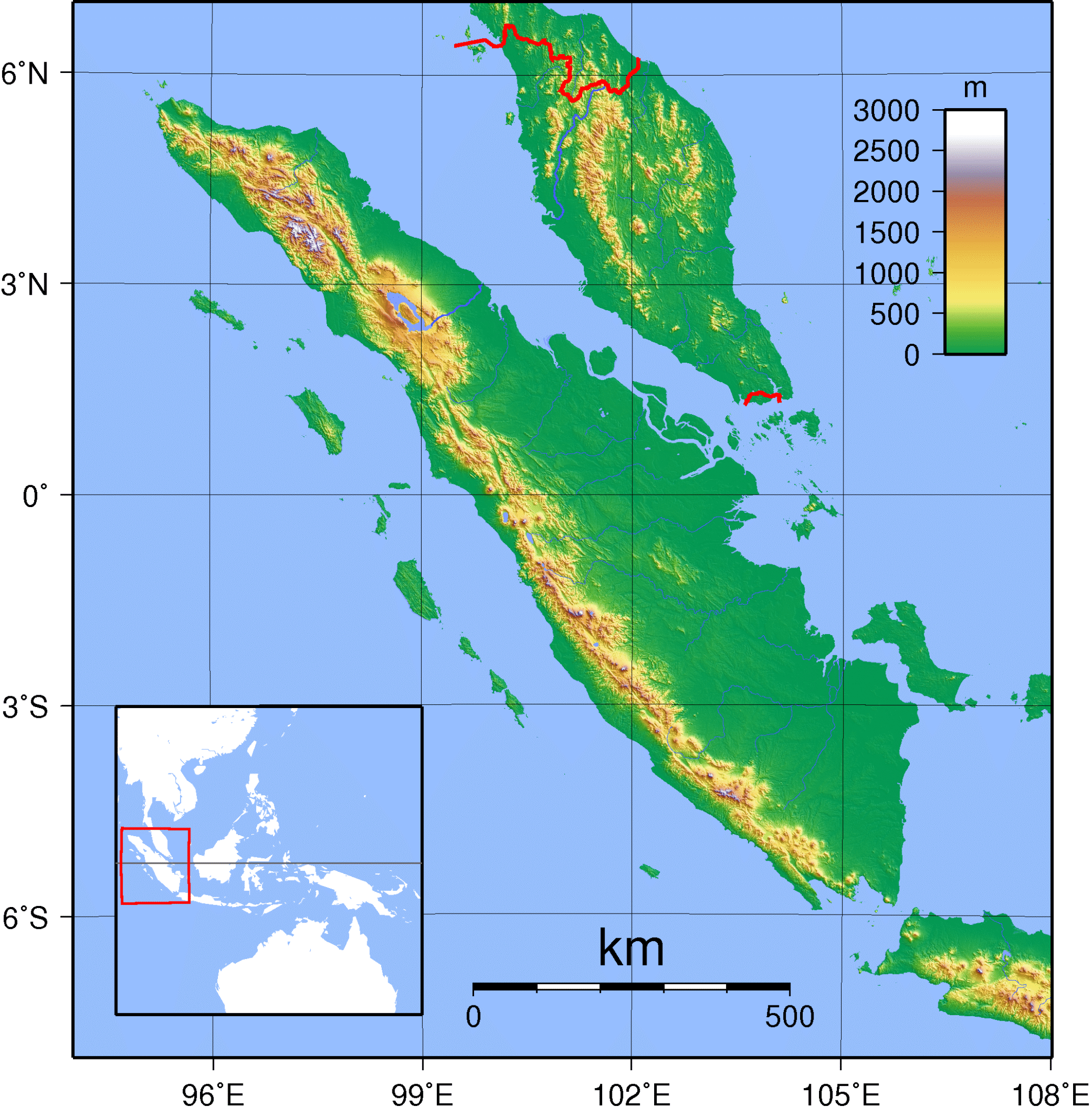 Peta Sumatera Lengkap: Gambar, Provinsi, Wisata & Informasi Geografis ...